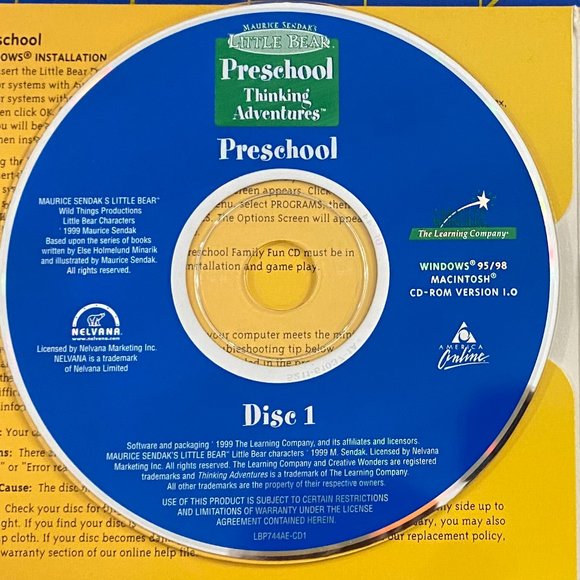 Wild Things Productions | Toys | Maurice Sendaks Little Bear Preschool ...